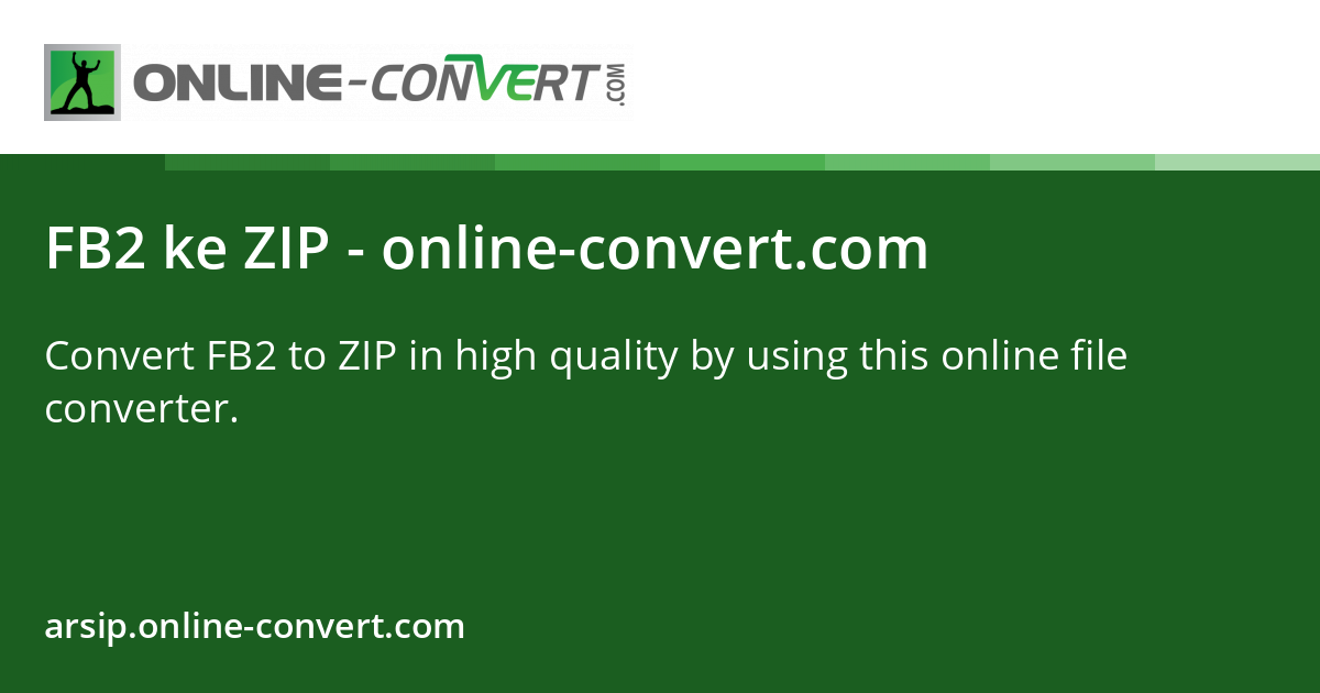 FB2 ke ZIP - online-convert.com