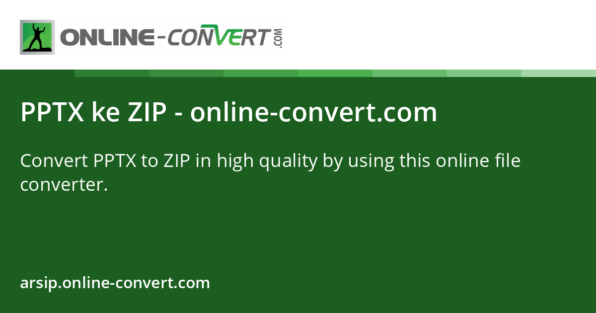 PPTX ke ZIP - online-convert.com